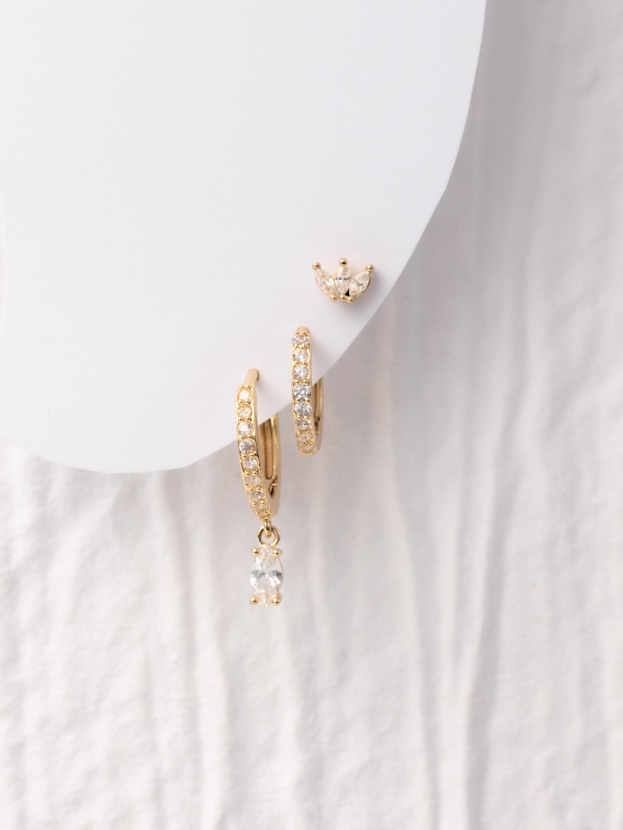 Malone Earrings | Set of 3 – MICHELLE MCDOWELL