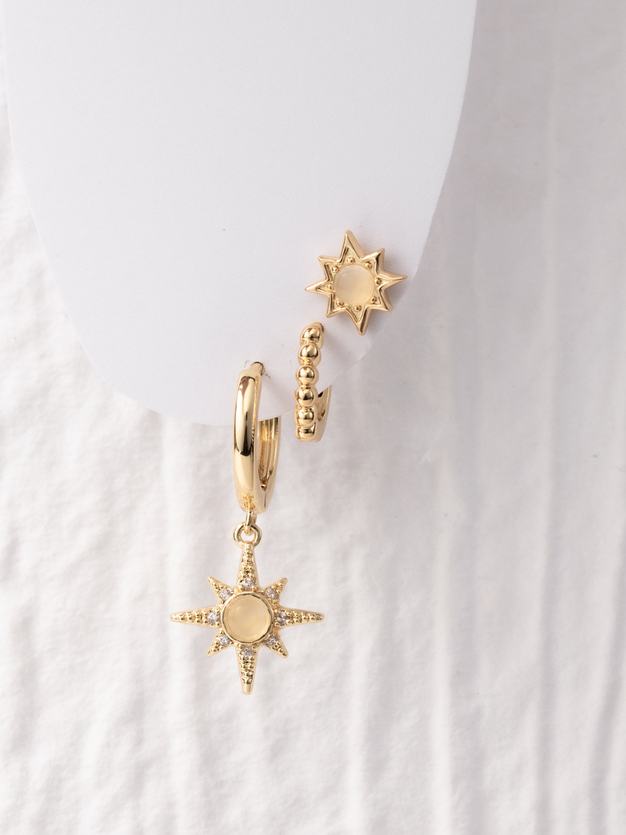 Camila Earrings | Set of 3 – MICHELLE MCDOWELL