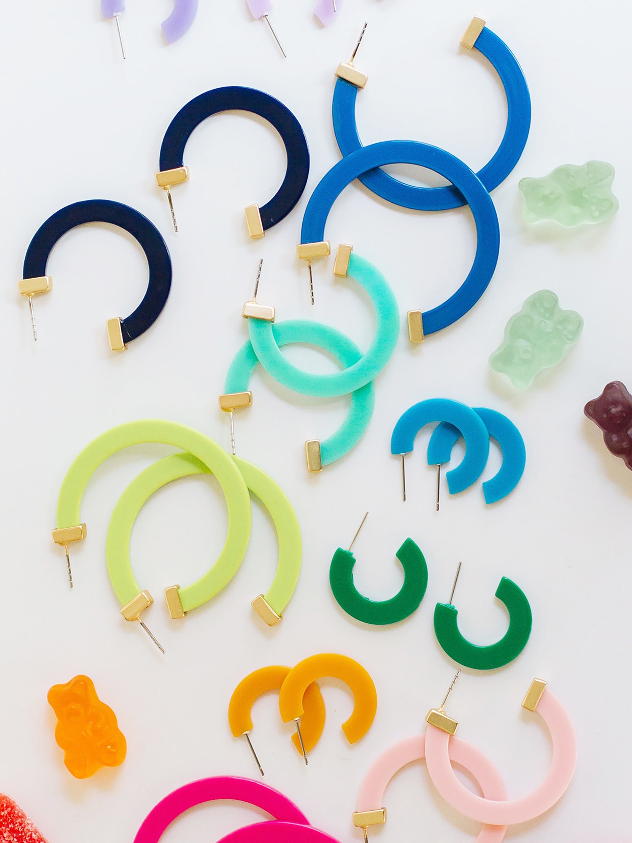Colorful Hoops – MICHELLE MCDOWELL