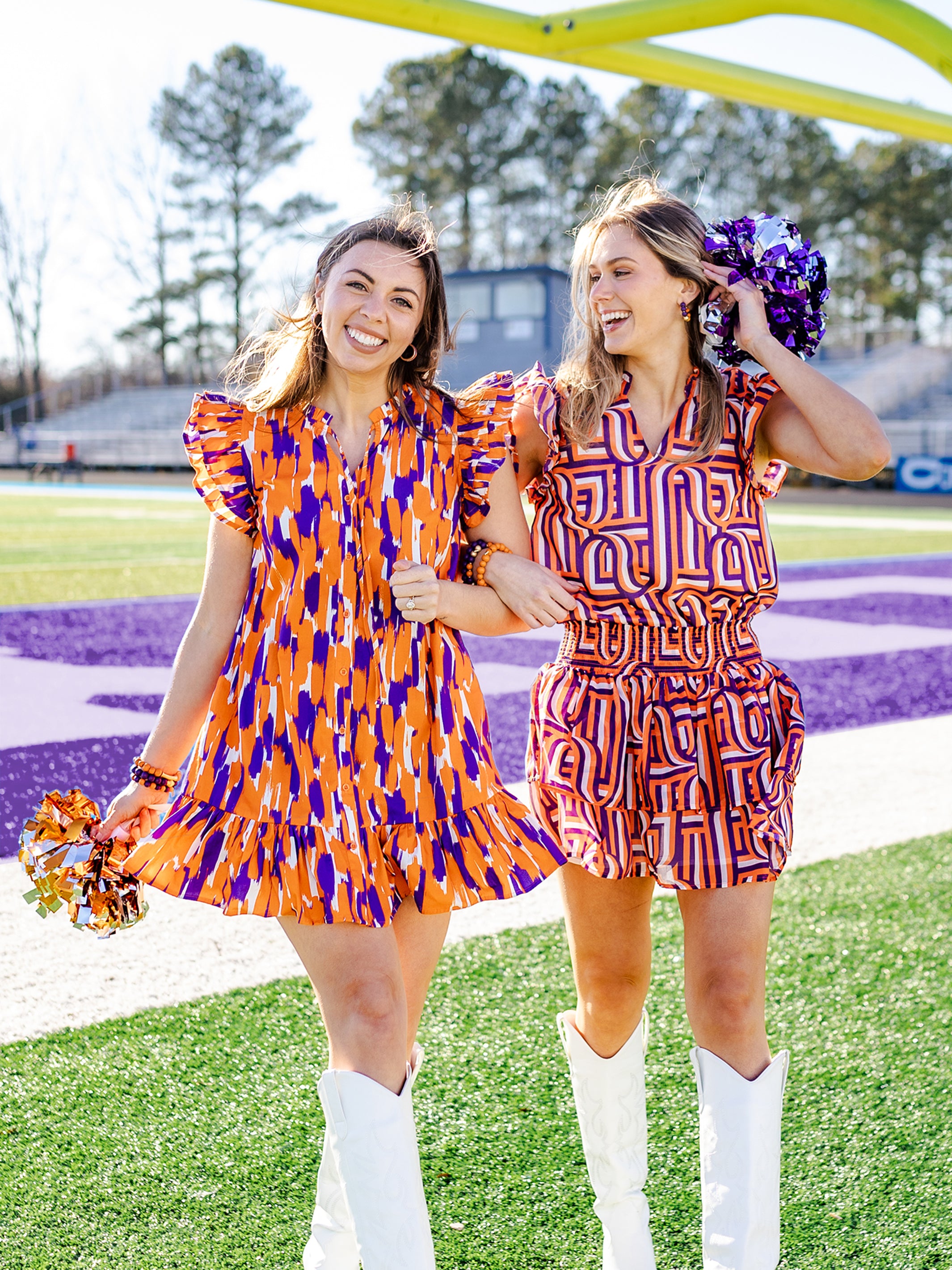 Purple + Orange Game Day Apparel, Jewelry & More by Michelle McDowell ...