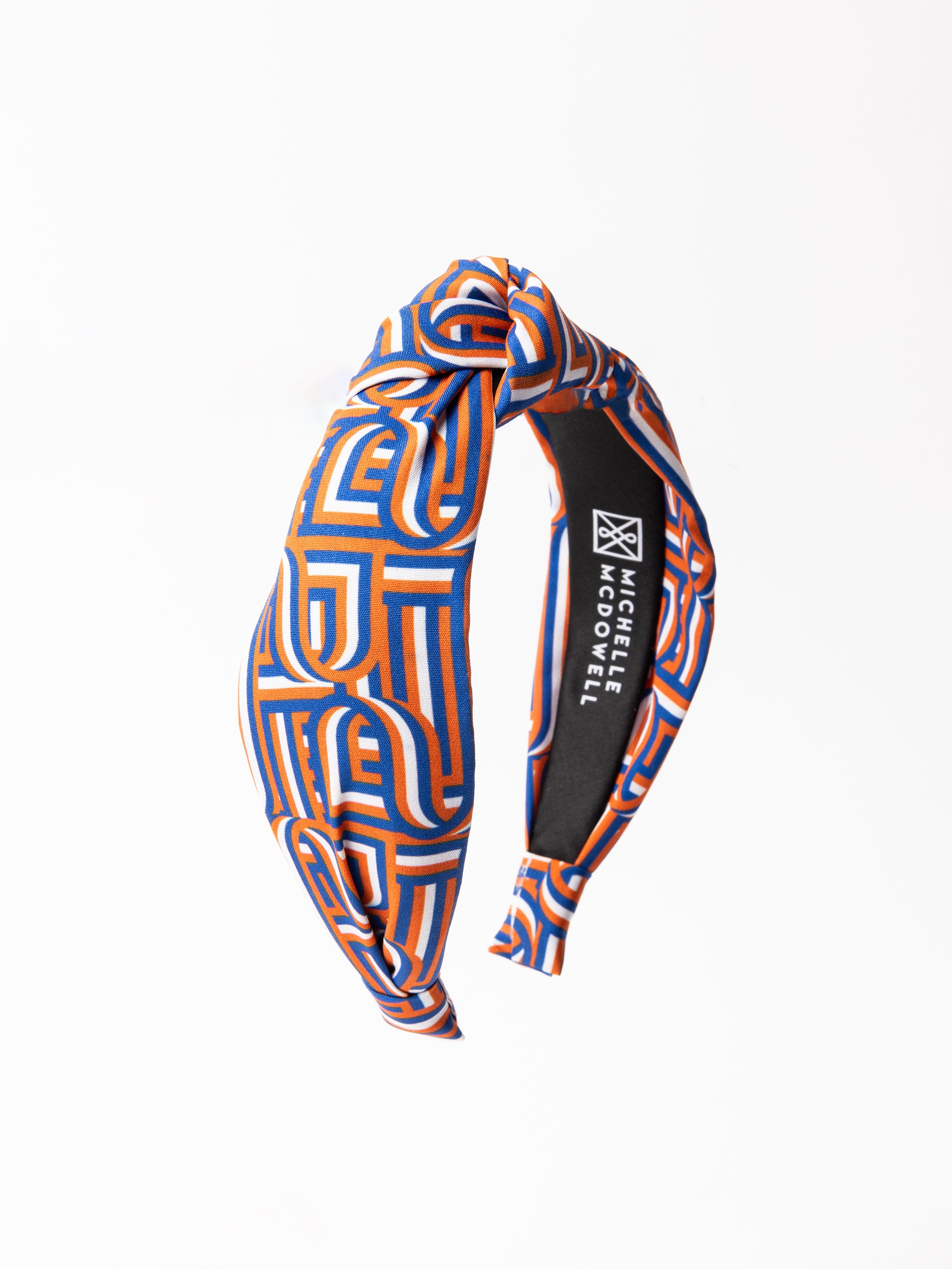 Luna Headband | Touchdown Blue + Orange – MICHELLE MCDOWELL